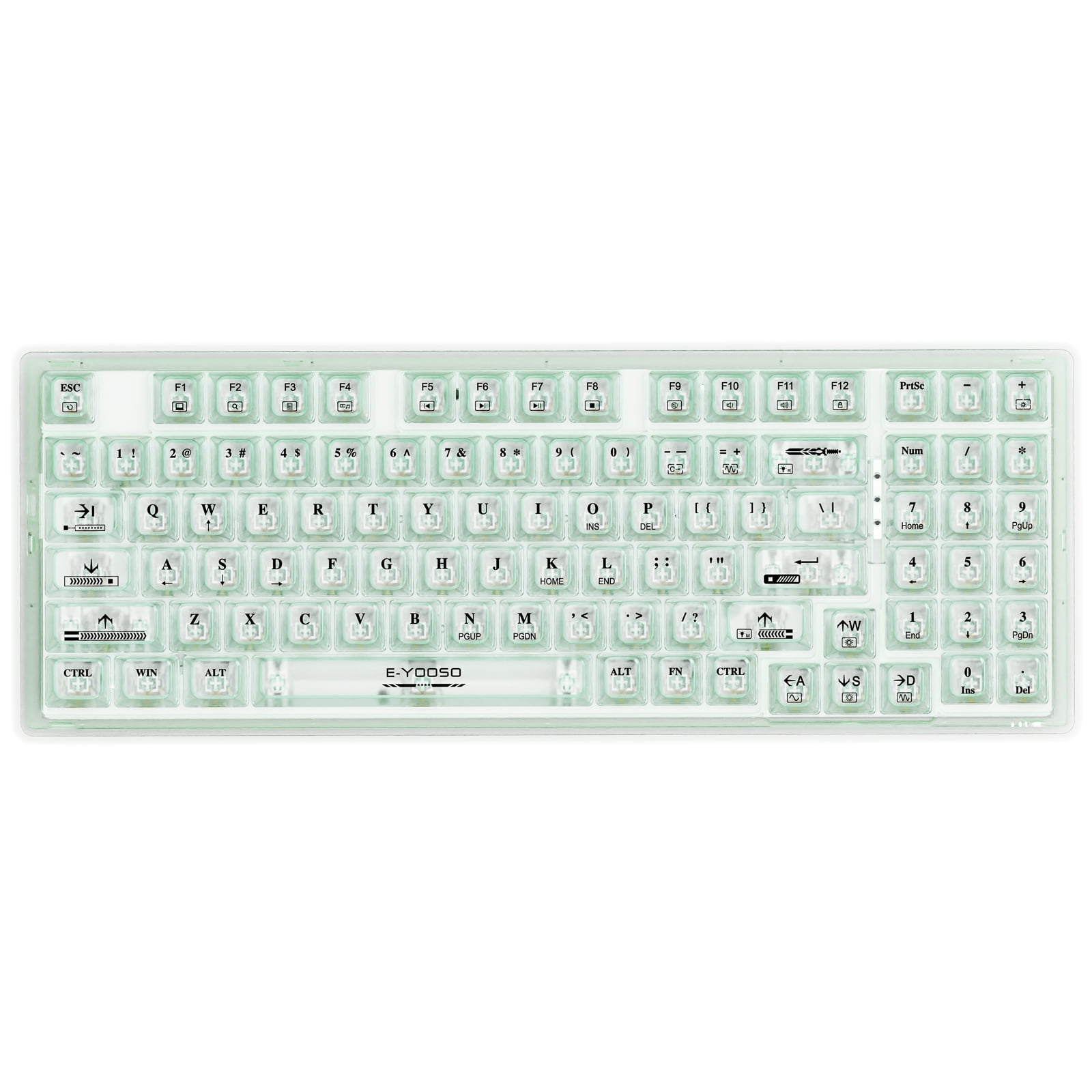E-YOOSO RGB Side-Lit USB Wired Gaming Keyboard - Walmart.com