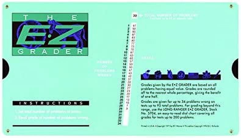 E-Z GRADER RECTANGLE SHAPED SCORE (Set of 6) - Walmart.com