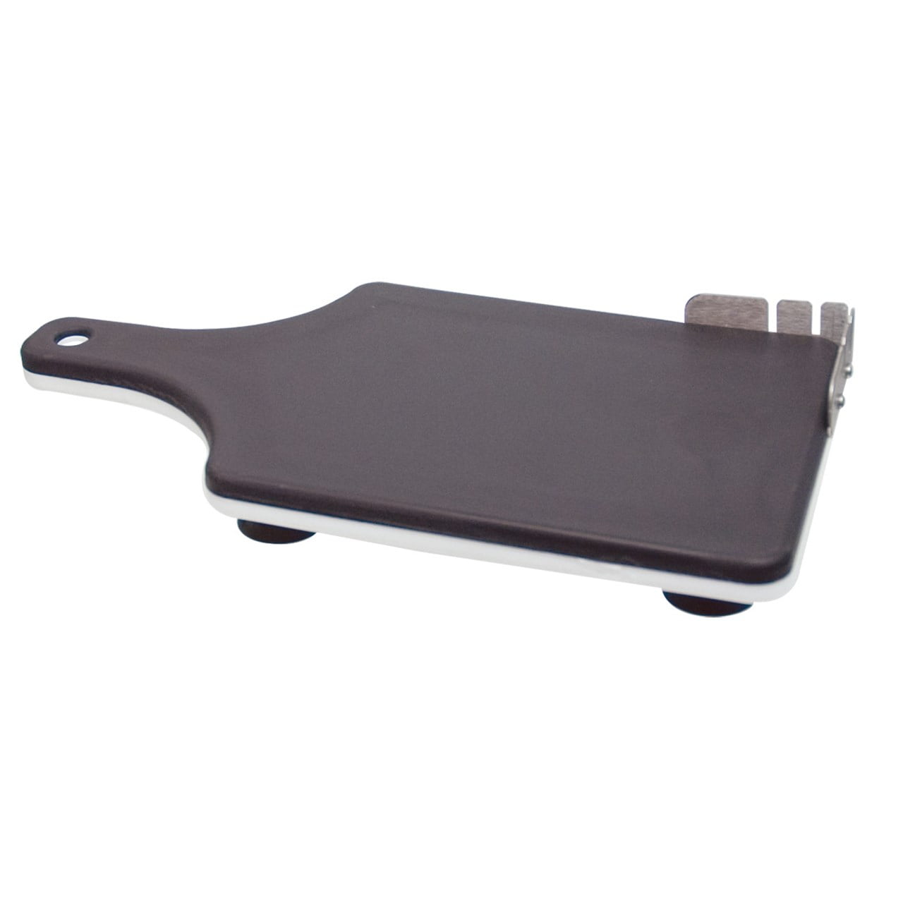E Z Grip Handy Helper Cutting Board with Suction Cups and Slicing Guide ...
