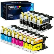 Brother Genuine LC-75 (LC75BK, LC75C, LC75M, LC75Y) High Yield Ink ...