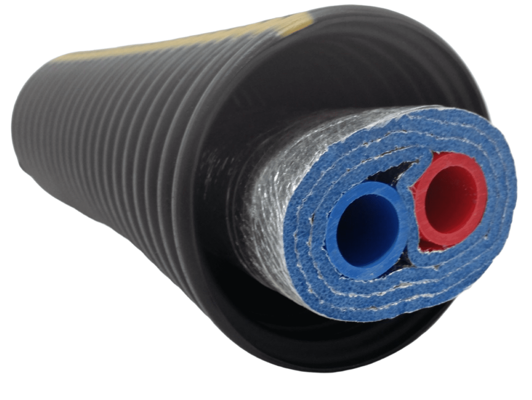 E-Z Lay Triple Wrap Insulated Pipe 1' Non Oxygen Barrier 250 foot ...