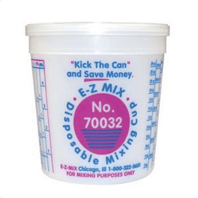 E-Z Mix 70032 Disposable 1 Quart Mixing Cups - 100 - Walmart.com