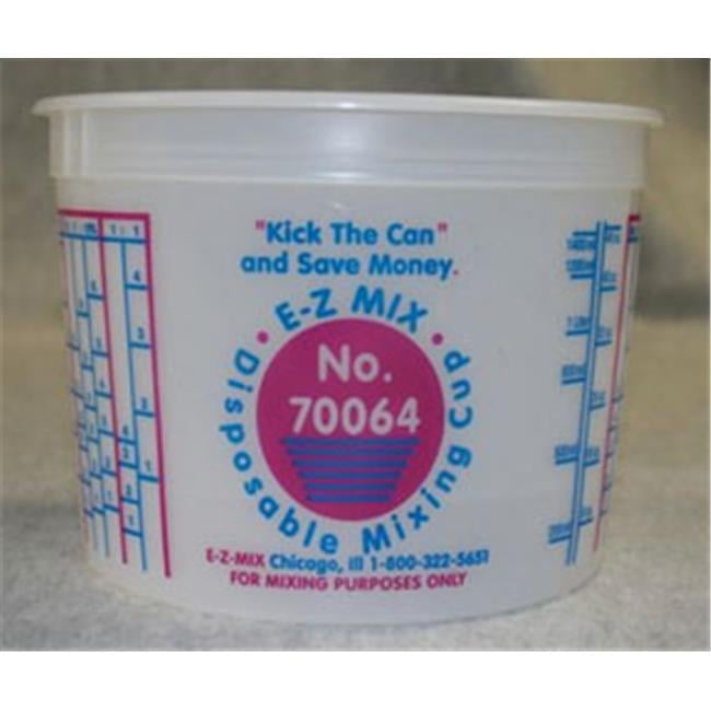 E-Z Mix EMX-70064 2-Quart Plastic Mixing Cups - Walmart.com