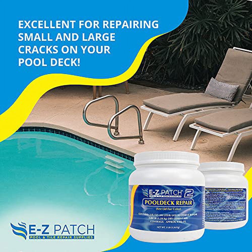 E-Z Patch 2 Pool Patch Repair Kit for Pool Decks & Patios - DIY ...