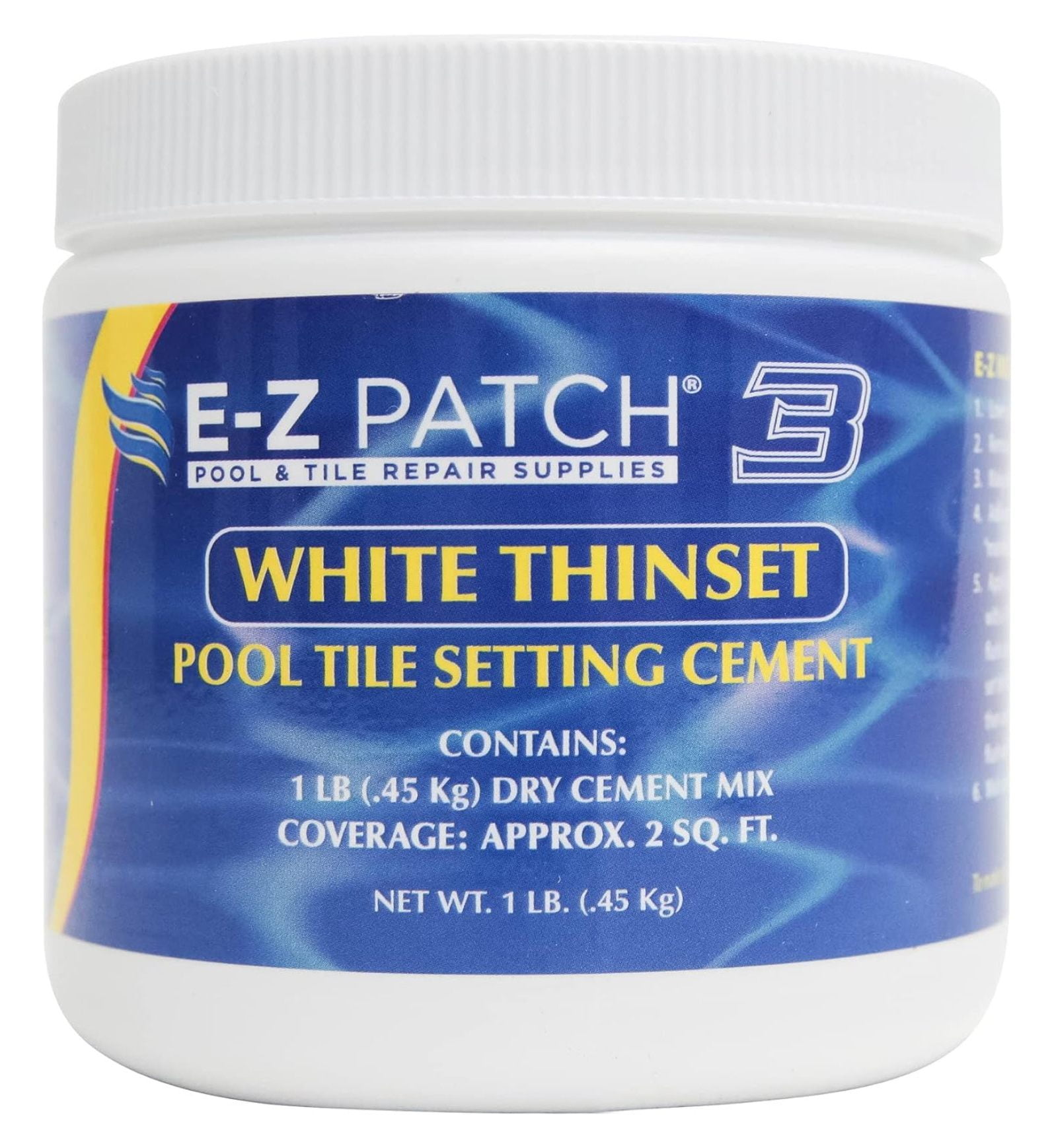 E-Z Patch 3 Pool Tile Thinset Cement for Repairs - Color Adjustable ...