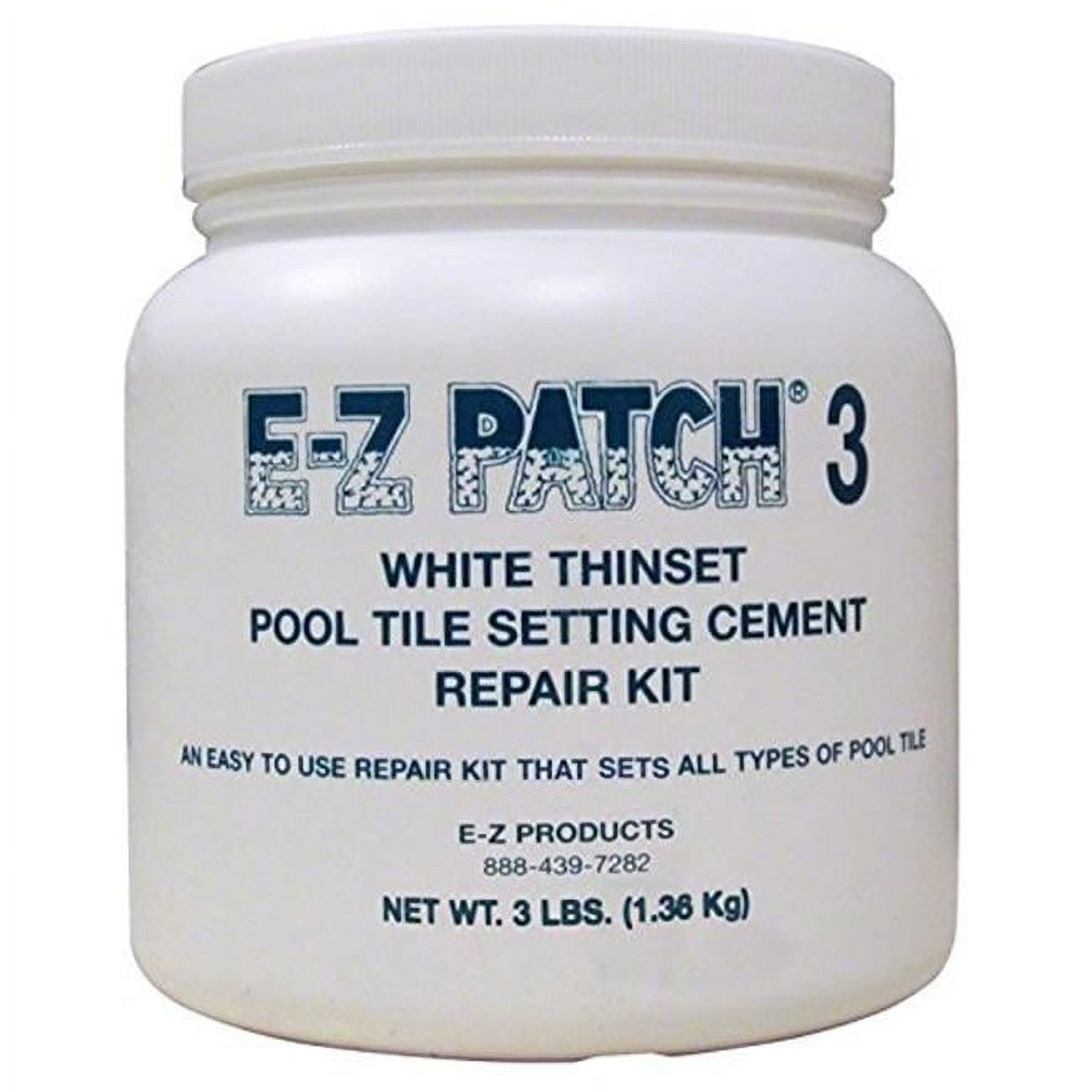 E-Z Patch 3 lbs White Thinset Pool Cement - Walmart.com