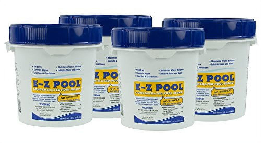 E-Z Pool All in One Concentrated Pool Chemicals, 40 lbs, (4 Pack ...