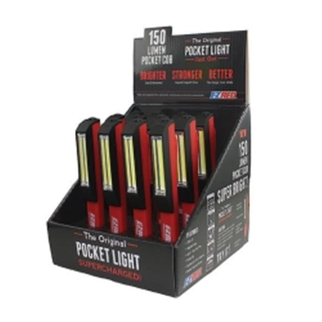 E-Z Red PCOB12PK Pocket COB Light Stick Display - Red - Pack of 12 ...