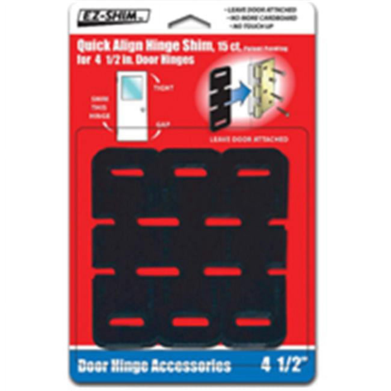 EZ Shim HS450BP Quick Align Hinge Shim Plastic - Walmart.com