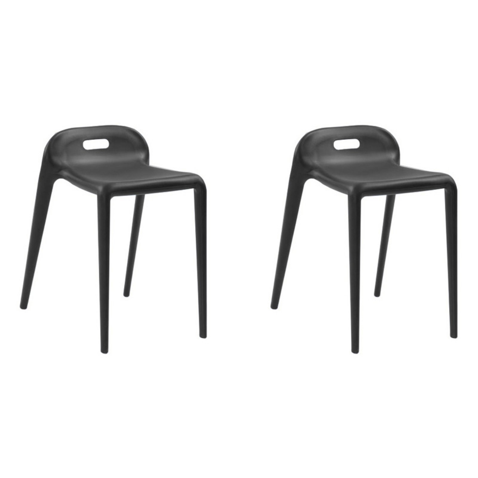 E-Z Modern Stacking Stool Chair 2-Pack - Walmart.com