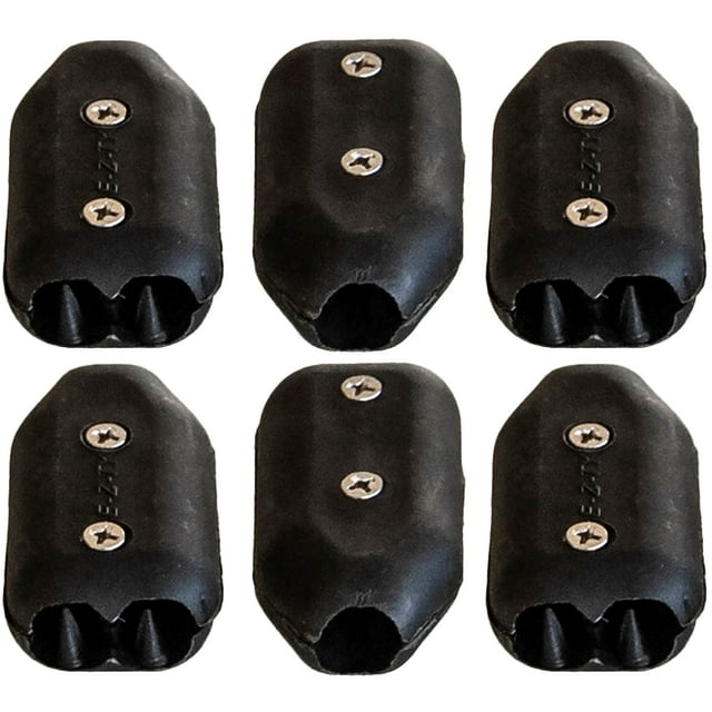 E-Z-TY 5/8 Inch Reusable Rope Clamp Black 6 Pack - Walmart.com