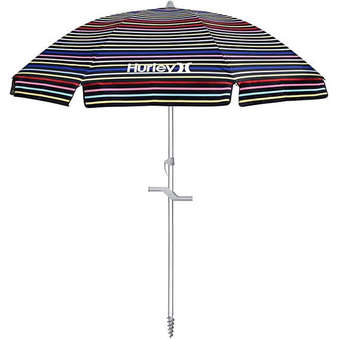 E-Z UP EZUUMB7HRVM 7 ft. Venice Mod Black Hurley Umbrella - Walmart.com
