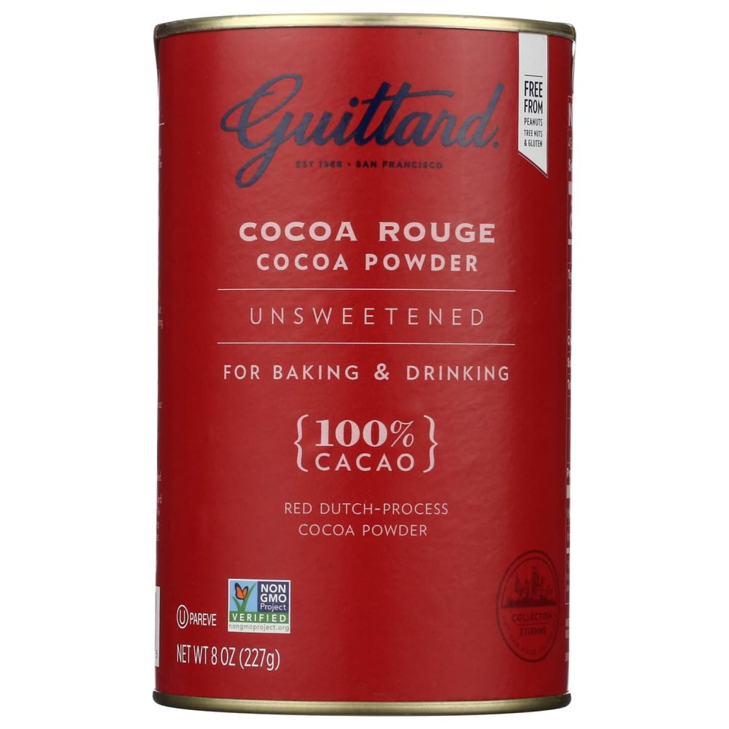 E ZBSF Cocoa Powder, Unsweetened Rouge Red Dutch Process Cocoa, Two (2) 8oz Cans - Walmart.com