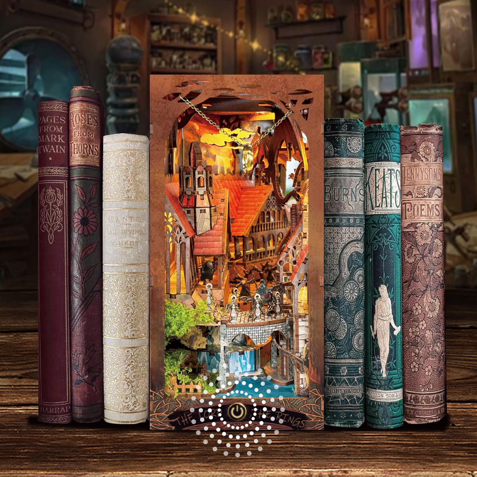 E-book Nook with LED light - 3D puzzle for adults - Walmart.com