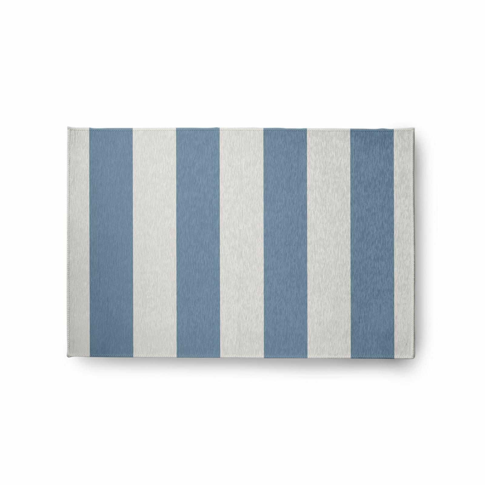 Simply Daisy 5' Round Graduated Stripe Indoor/Outdoor Rug, Mauve ...