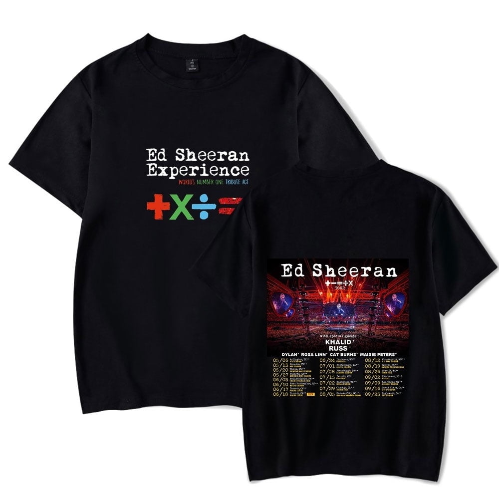 E.d S.heeran Tour Merch T-Shirt Tee Men - Walmart.com