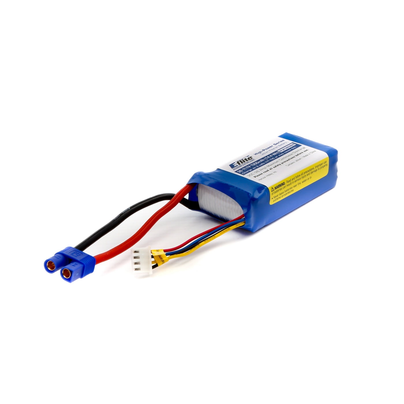 E-flite 11.1V 1300mAh 3S 20C LiPo Battery EC3 EFLB13003S20 Airplane Batteries - Walmart.com