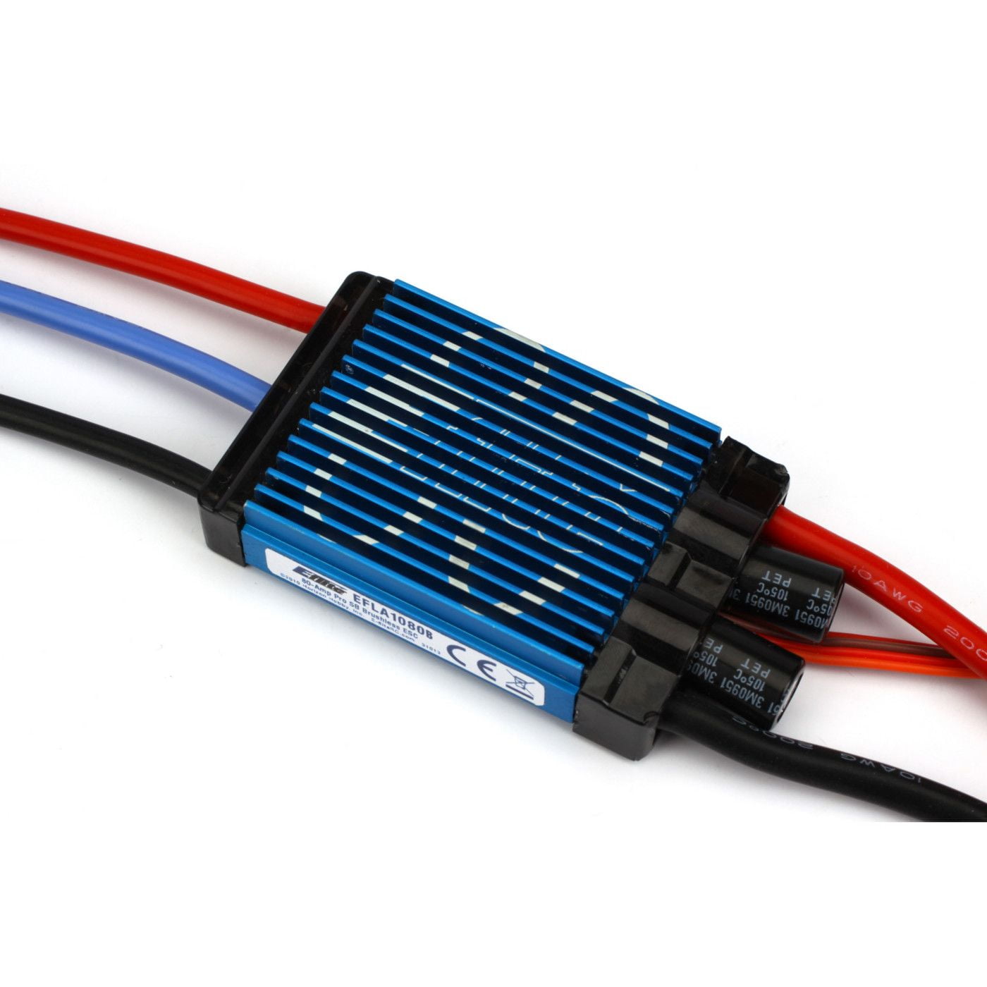 E-flite 80-Amp Pro Switch-Mode BEC Brushless ESC EC5 V2 EFLA1080B Speed ...