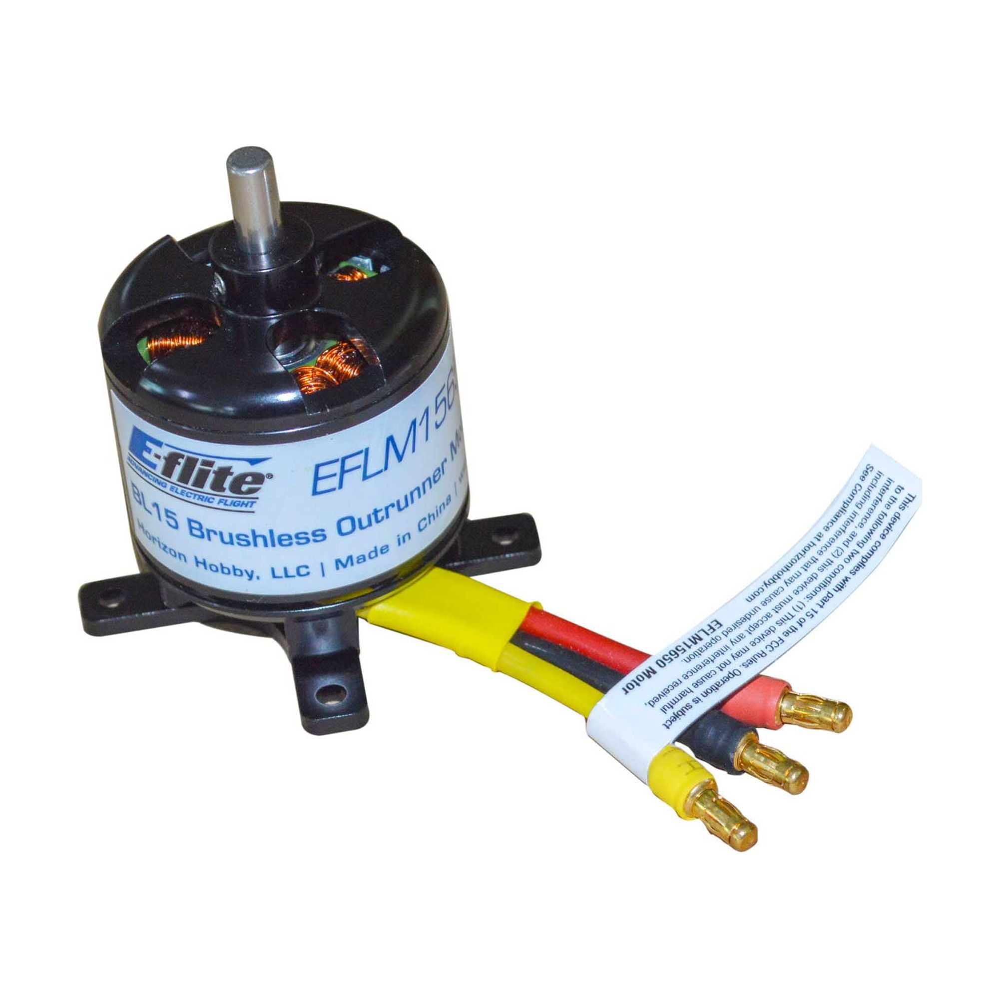 E-flite BL15 Brushless Outrunner Motor 650Kv w/X mount EFLM15650 ...