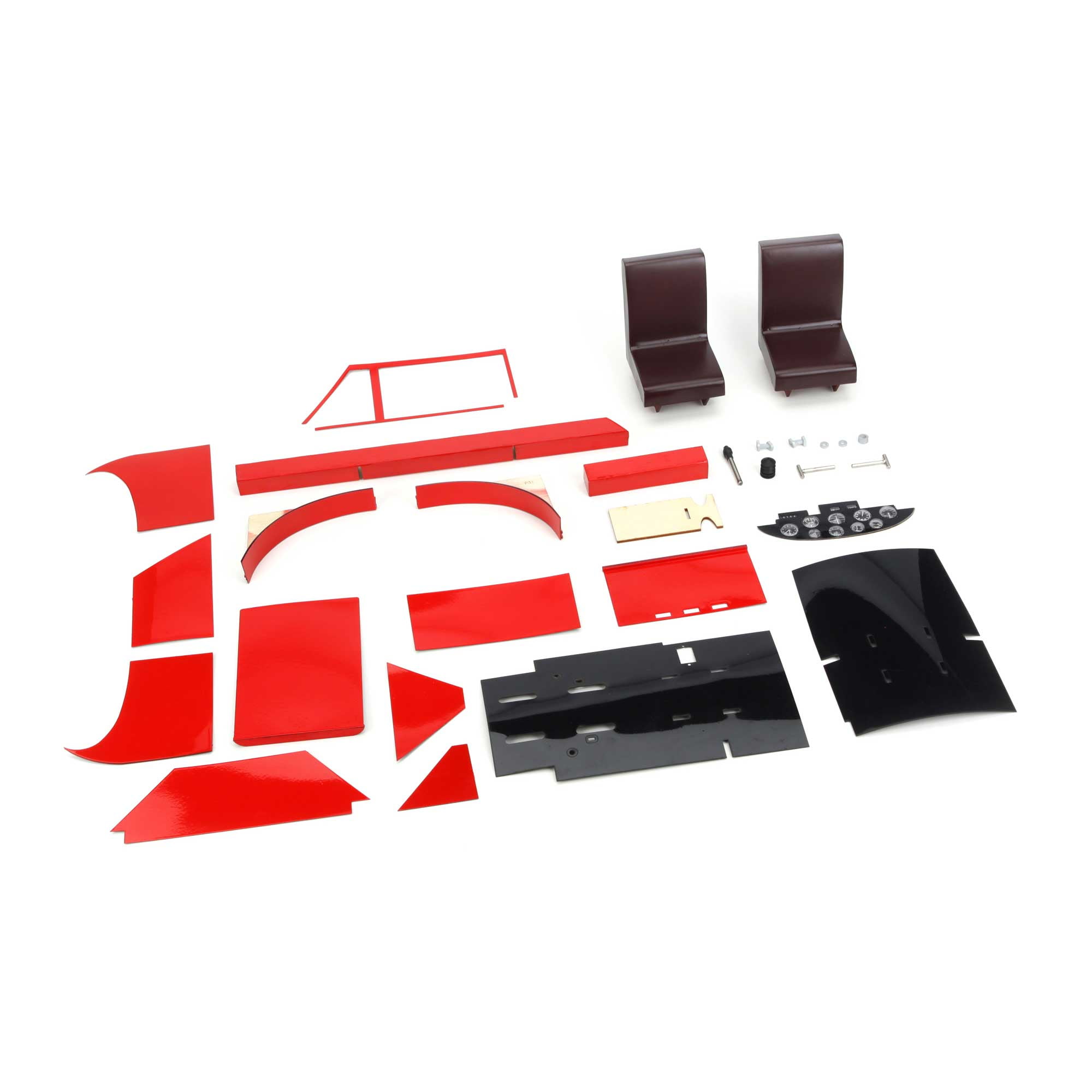 E-flite Cockpit Kit Super Cub 25e EFL460018 Replacement Airplane Parts ...