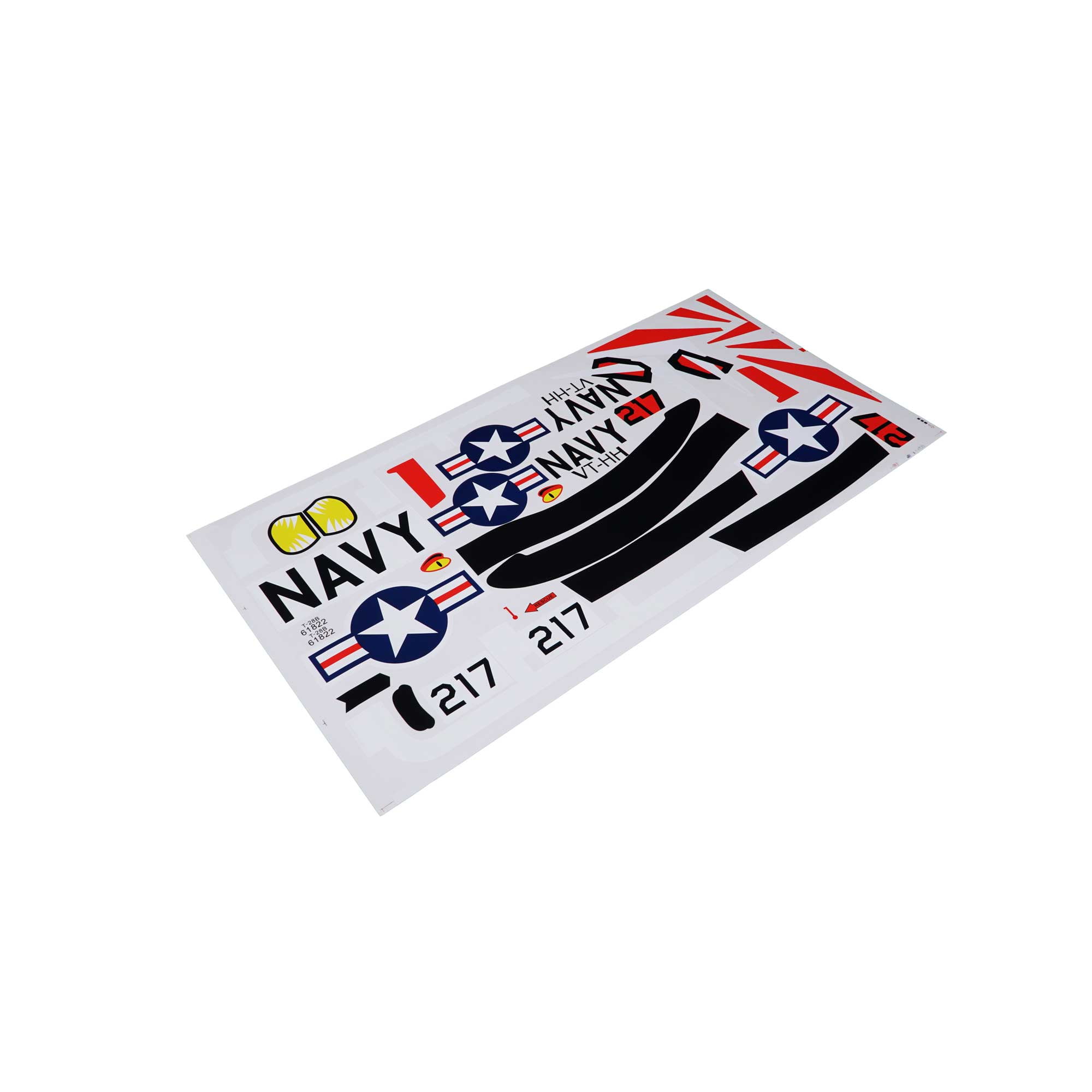 E-flite Decal Sheet T-28 1.2m 217- EFL8323 Decals Trim Pilots Scale ...