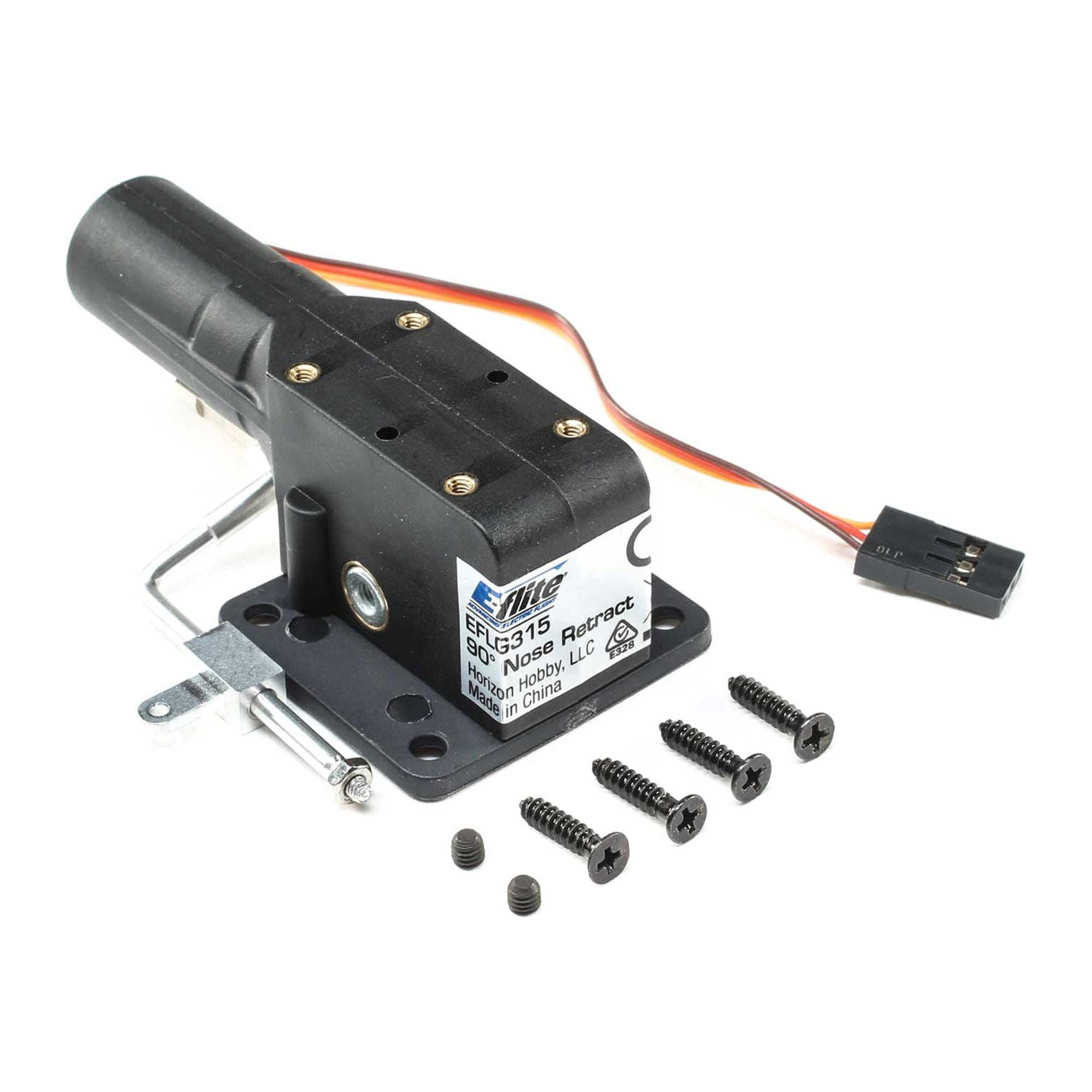 E-flite E-Retract Unit Nose Gear 80mm EDF- EFLG315 Wheels Gear Retracts ...