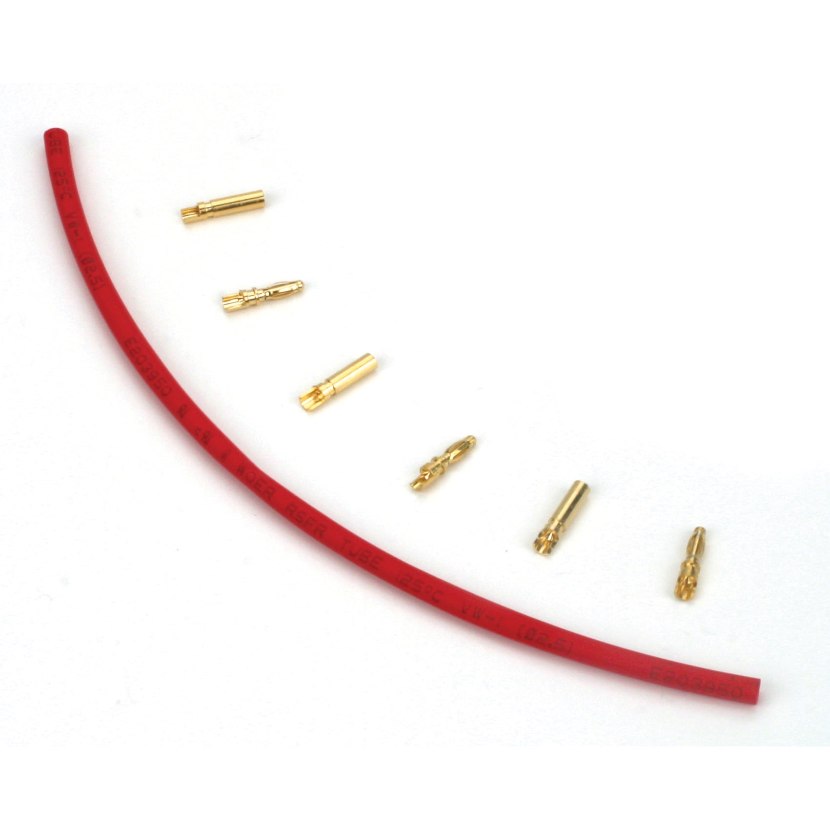 E-flite Gold Bullet Connector Set 2mm 3 EFLA248 Miscellaneous Airplane ...