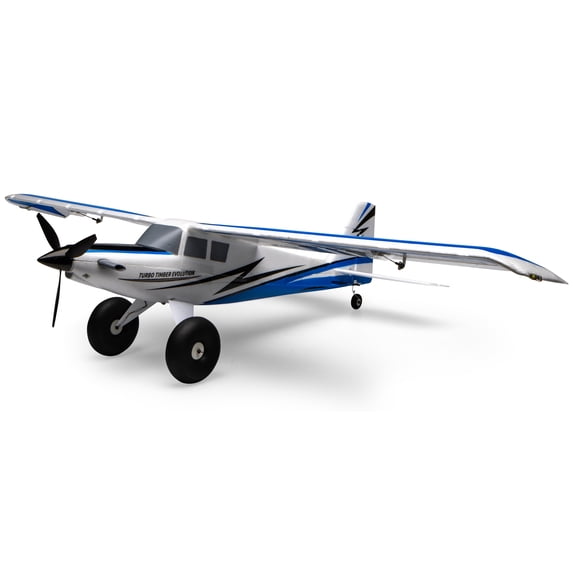 E-flite UMX Turbo Timber Evolution RC Airplane, BNF Basic Transmitter ...