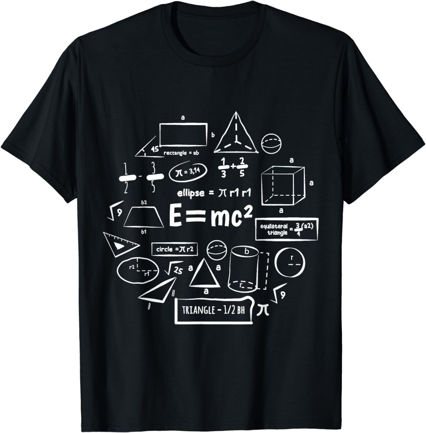 E=mc2 Equation Unique Minimalist Relativity Science Physics T-Shirt ...