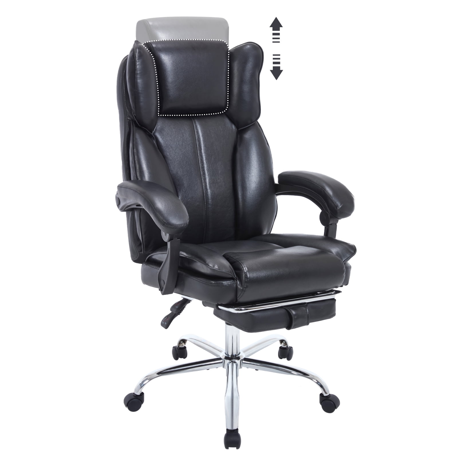 E-motie High Back Office Chair, Ergonomic Chair with Adjustable ...