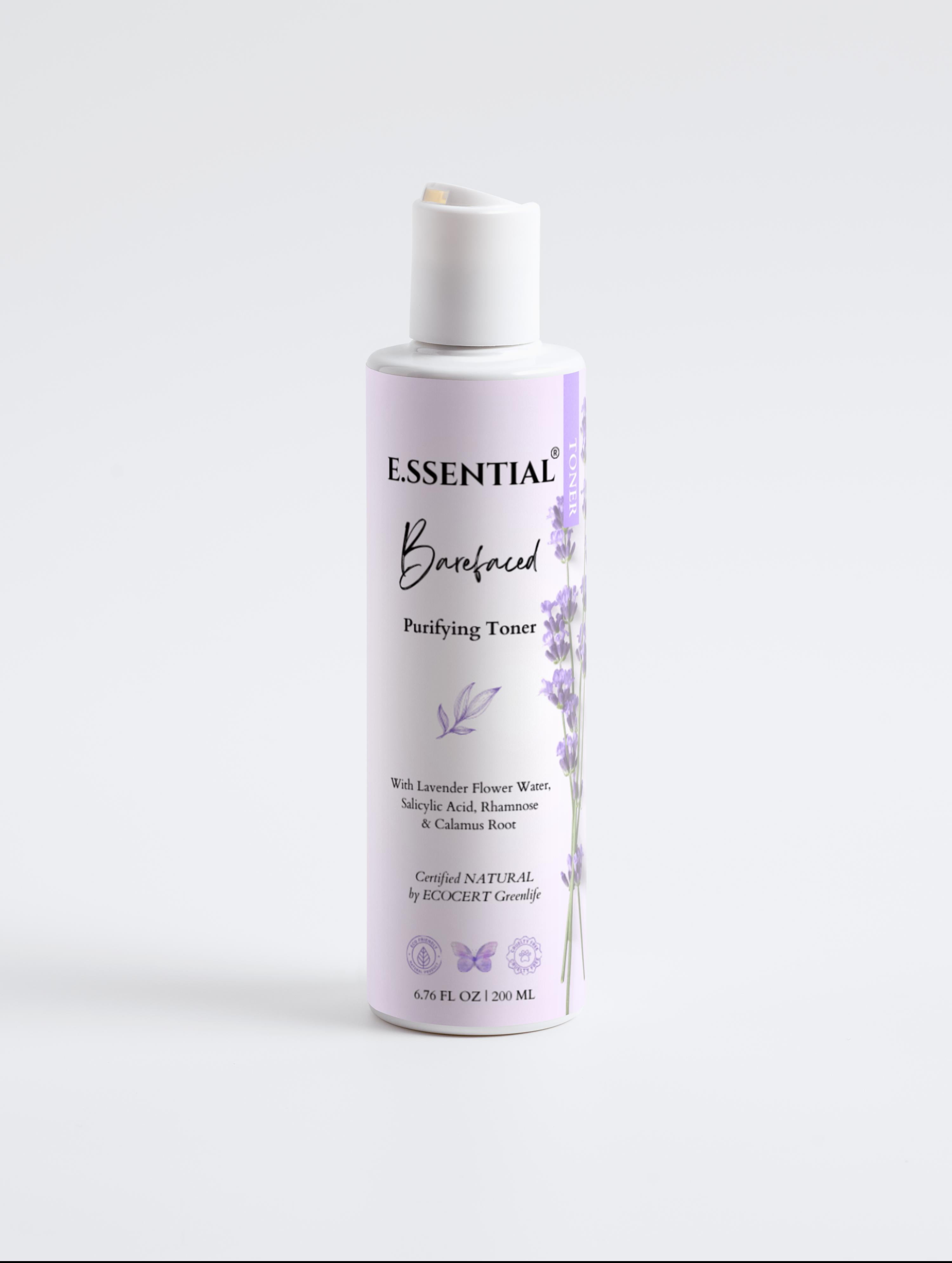 E.ssential Barefaced Purifying Toner, 200 ml (6.76 fl oz), suitable for ...