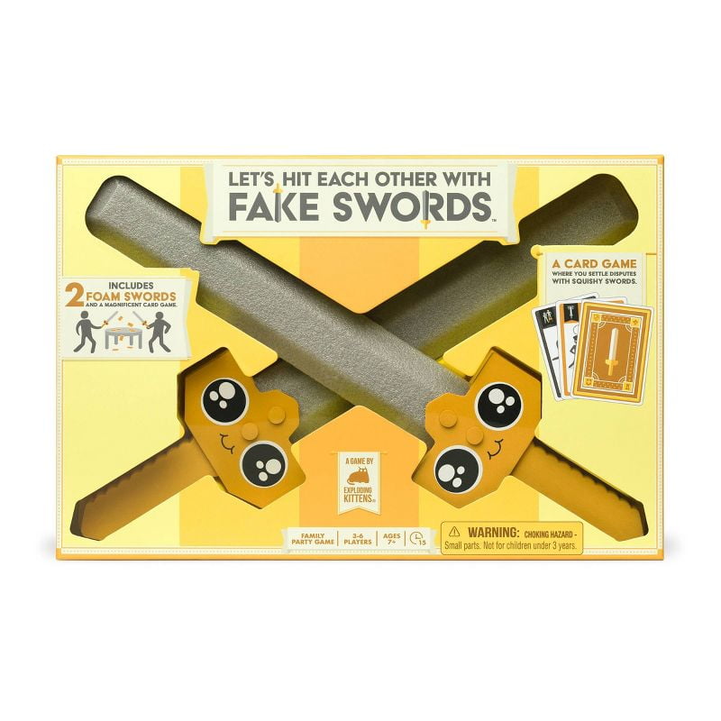 E-xploding K-ittens Let's Hit Each Other With Fake Swords Party Game ...