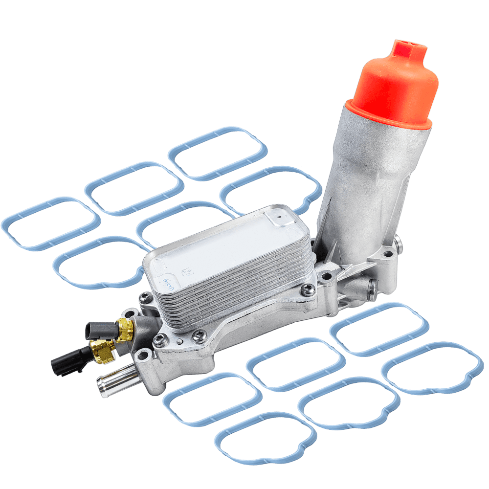Aluminum Engine Oil Cooler & Oil Filter Housing | Fit for 2017-2018 ...