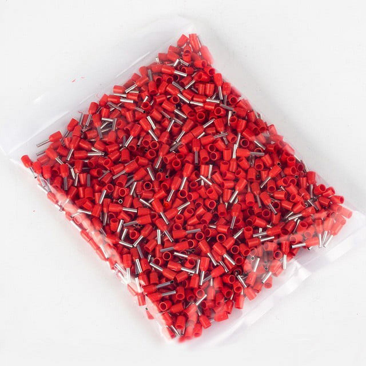 E0508 1000Pcs Insulated Crimp Terminal Cold Pressed Terminal Tubular ...