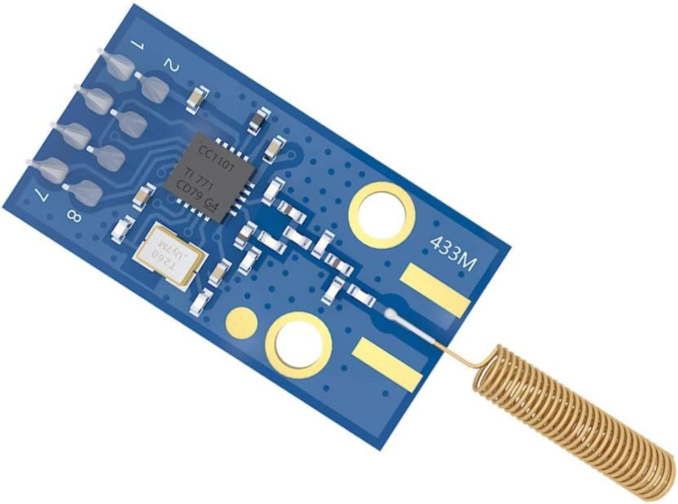 E07-M1101D-TH 433MHz CC1101 Wireless rf Module 500m SPI SMD rf ...