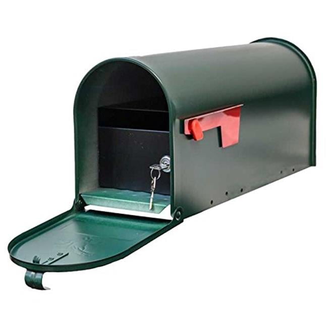 E1 Economy Mailbox Only with Locking Insert - Green - Walmart.com