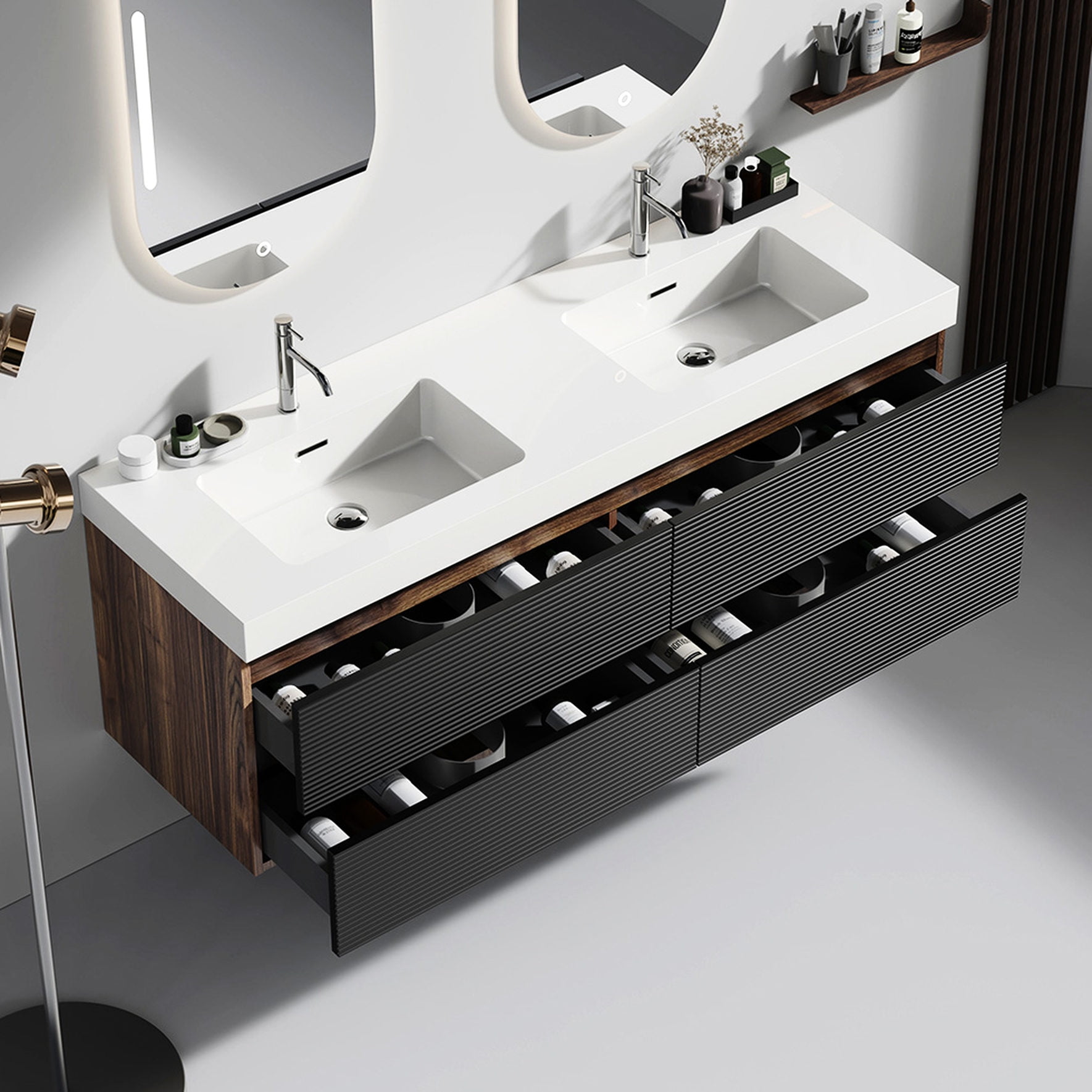 E1 Environmental Panels, High - edge Countertop - Floating Vanity for ...