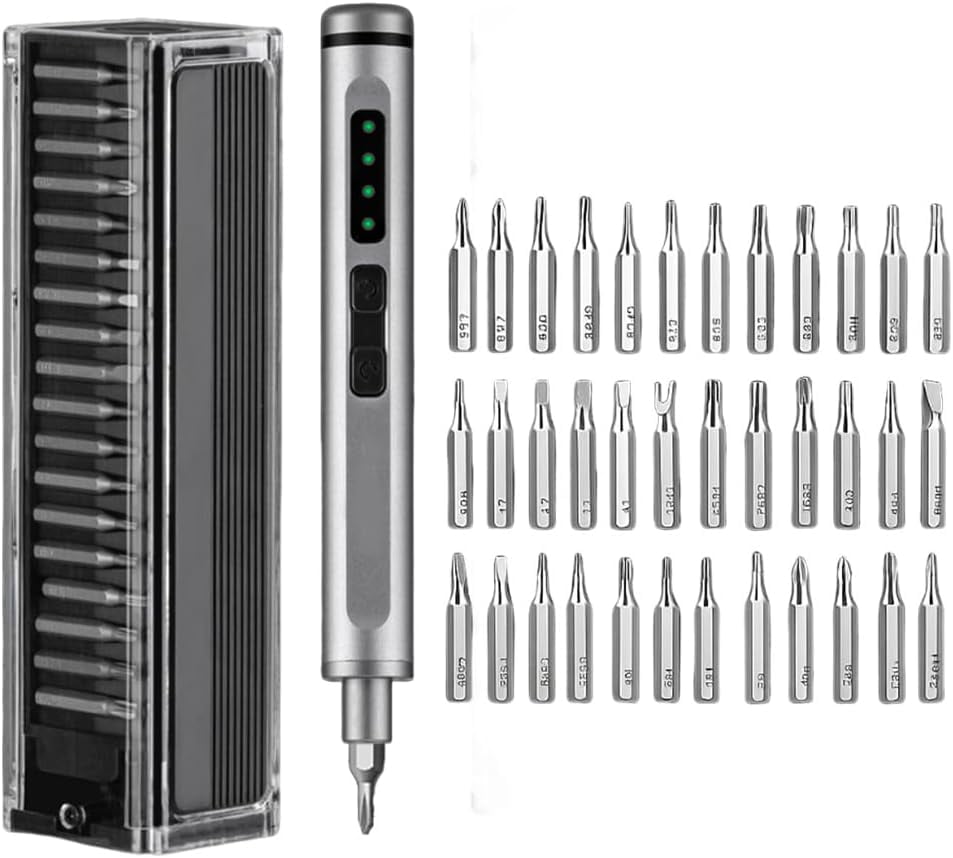 E1 Max Electric Screwdriver, 41-in-1 Mini Precision Screwdriver Set ...