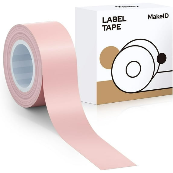 E1 Q1 Label Maker Tape Refills, 16mm x 4m (0.63" x 13') Continuous ...