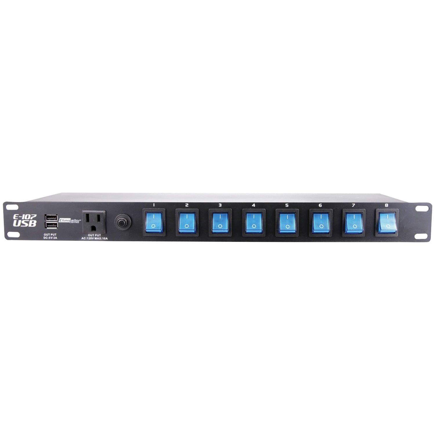 E107 USB Rack-Mount Power Center - Walmart.com