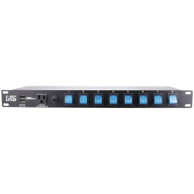 E107 USB Rack-Mount Power Center - Walmart.com