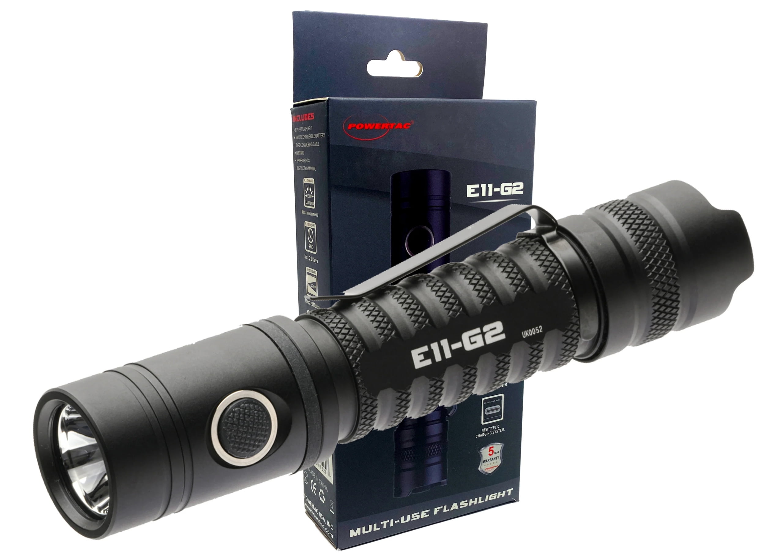 E11-G2 -1300 Lumen Rechargeable EDC Flashlight - Walmart.com