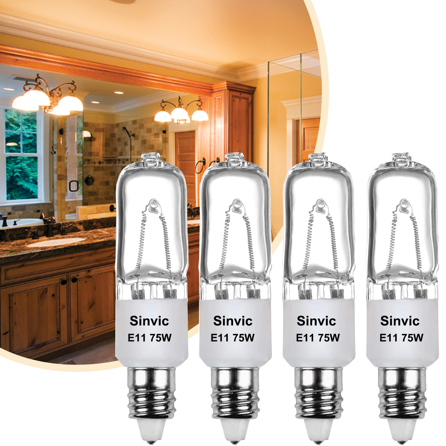 Great Value Energy Saving Halogen Light Bulbs, 75W, Soft White, 4 Count ...