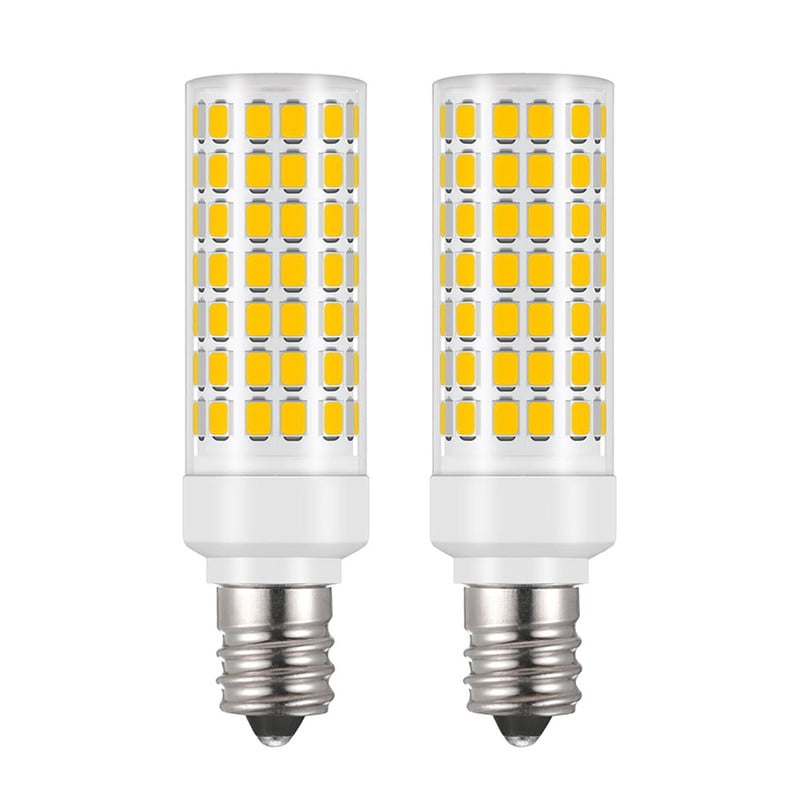E12 LED bulbs 10W, 2 pieces, 3000K warm light, non-dimmable, no flicker ...