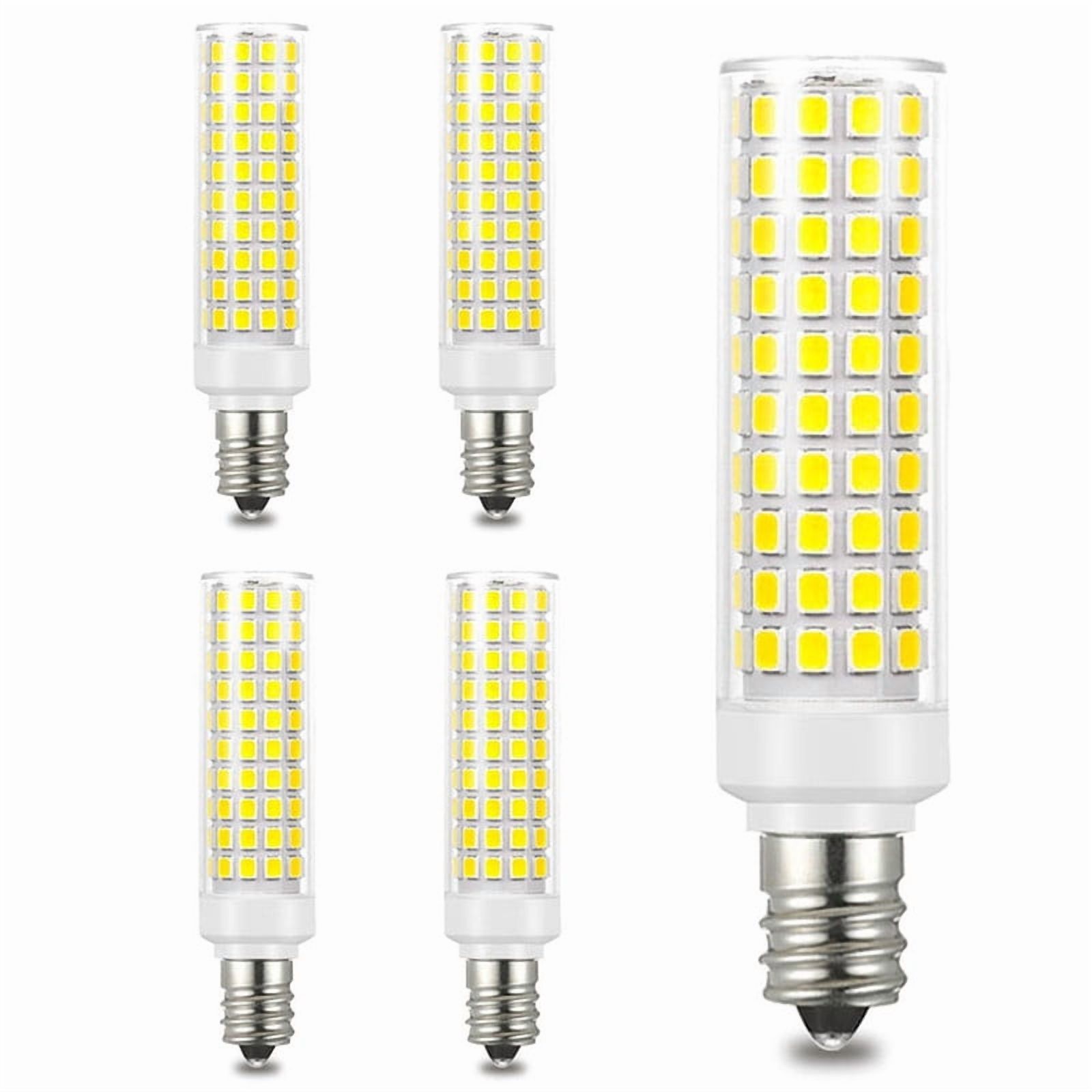 E12 LED bulbs 12W, 5 pieces, 6000K daylight, non-dimmable, no flicker ...