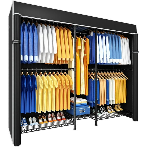 Heavy Duty Closet Organizer System，Freestanding Clothing Racks for ...