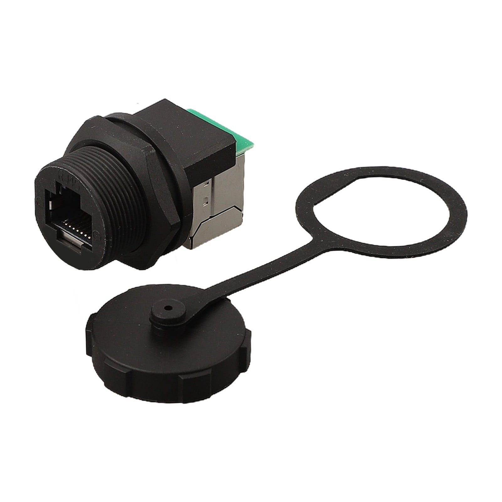 E13 Waterproof Connector Network Switch Coupler Threaded 90 Degree ...