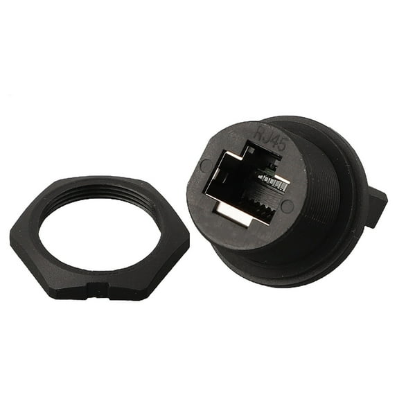E13 Waterproof Connector Network Switch Coupler Threaded Single Female ...