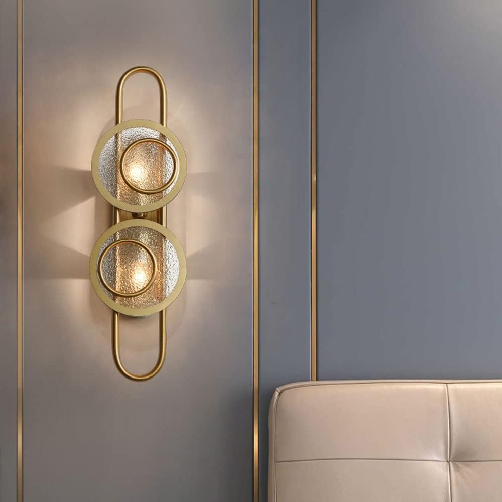 E14 2 Heads Iron Wall Sconce Flush Mount Metal Wall Lights Water ...