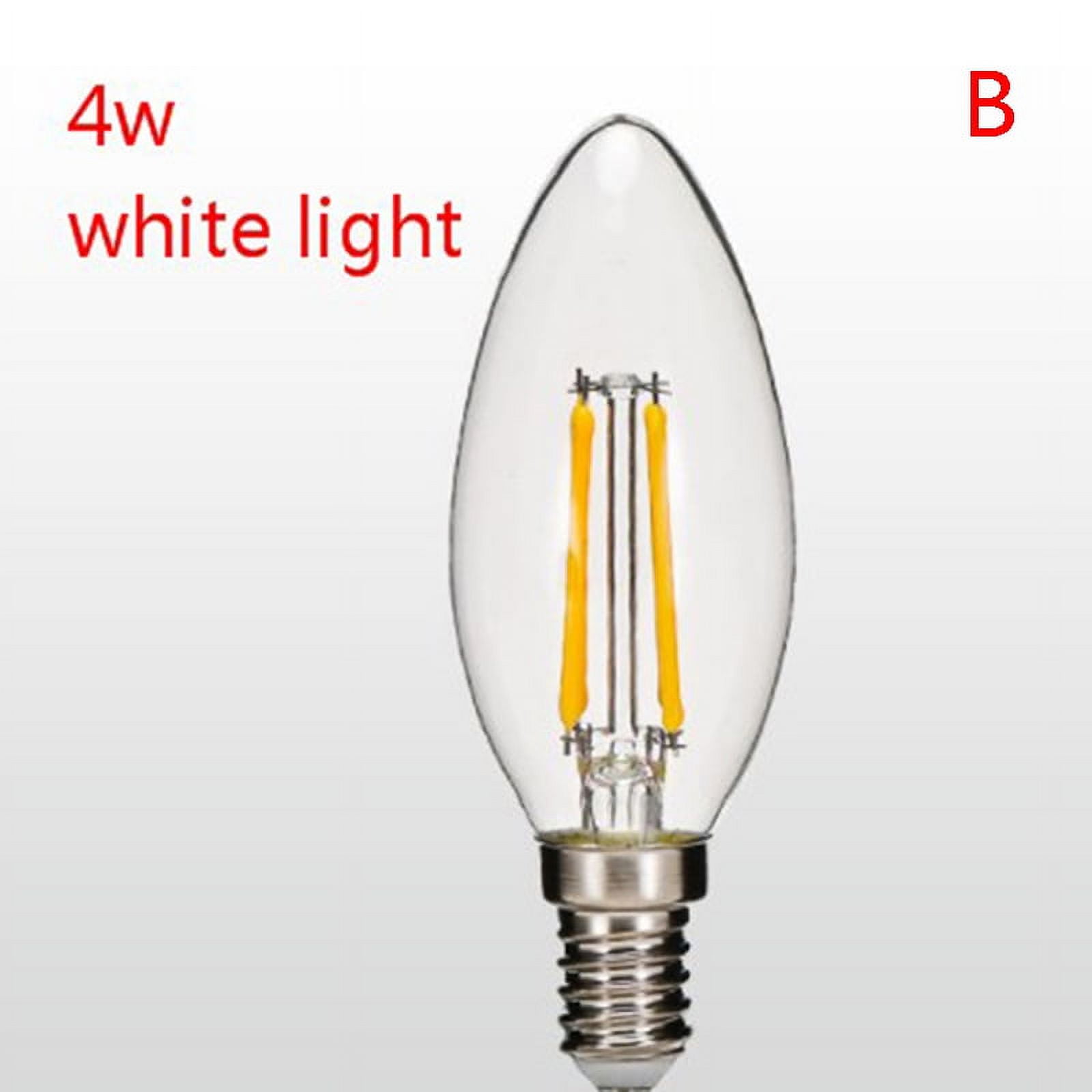 E14 4W Retro Edison LED Filament Bulb Lamp AC180-240V Light Glass Bulb ...